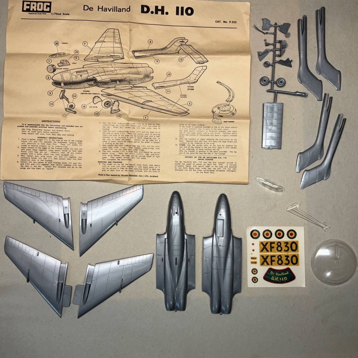 De Havilland DH.110 — FROG — Ретро-Модели.Ру